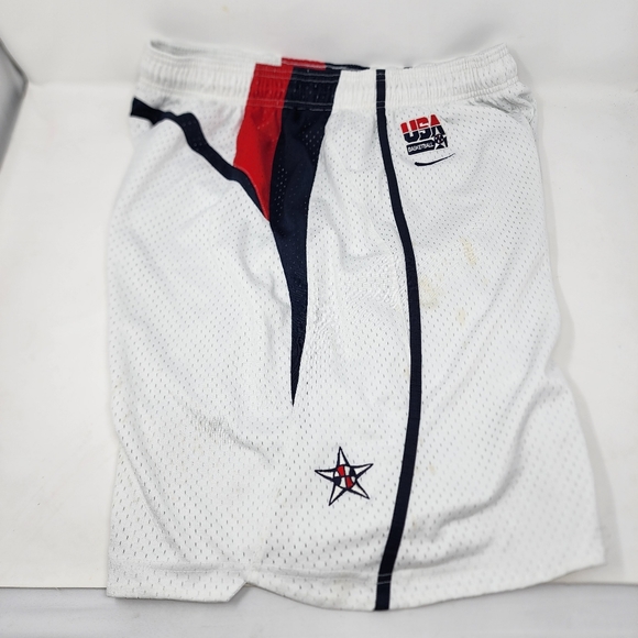Nike | Shorts | Vintage Nike Authentic Team Usa Basketball Shorts White Mens Large Rare | Poshmark